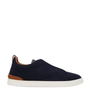 Zegna Triple Stitch Wool Sneakers