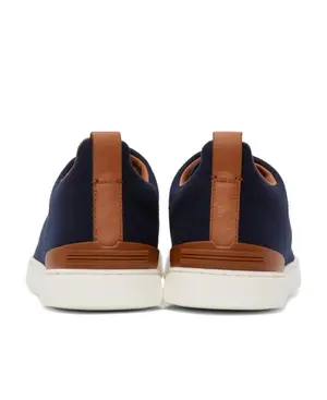 Zegna Triple Stitch Wool Sneakers
