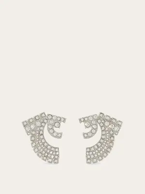 FERRAGAMO Deconstructed Gancio Stud Earrings