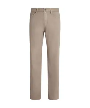 Zegna Logo Patch Straight-leg Jeans - No