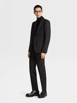 Zegna Side Pocket Wool Dress Trousers