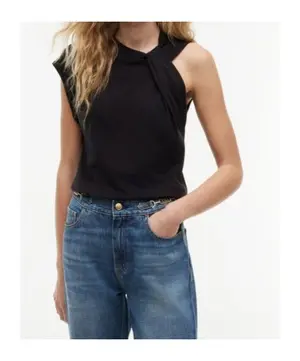 Tommy Hilfiger Knot Textured Sleeveless Top