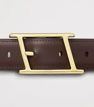 Cartier Leather Tank Asymétrique Belt