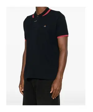 VIVIENNE WESTWOOD Tipped Logo Polo Shirt