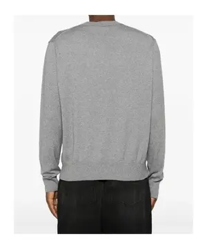 VIVIENNE WESTWOOD Orb Embroidered Crewneck Jumper - Grey