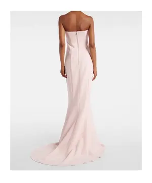 SAFIYAA LONDON Trumpet Crepe Gown