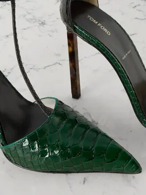 TOM FORD T-strap Pointed Toe Pumps