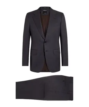 Zegna Centoventimila Wool Suit - Grey
