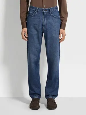Zegna Roccia Stone-washed Jeans