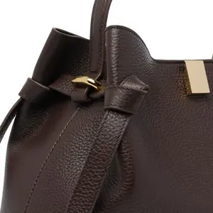 Yuzefi Gyoza Top Handle Bag - Black