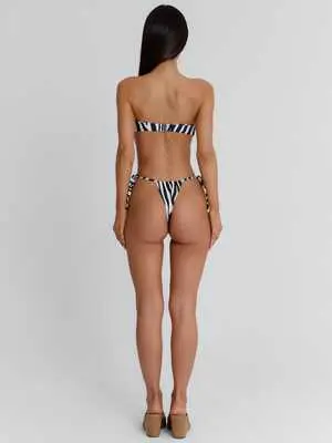 OUTCAST Jaylla Bikini Top Zebra