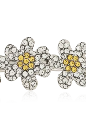 Marni Crystal Embellished Flower Hair Clip