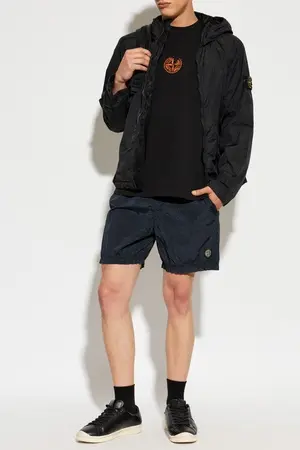 Stone Island Jacket With Logo Patch