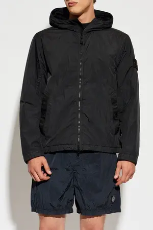 Stone Island Jacket With Logo Patch