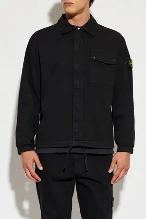 Stone Island Jacket With Logo Patch