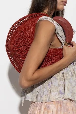 Chloé Summer Banana" Raffia Hobo Bag
