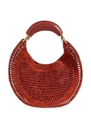 Chloé Summer Banana" Raffia Hobo Bag