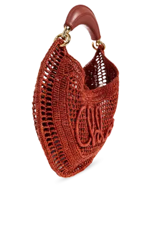 Chloé Summer Banana" Raffia Hobo Bag