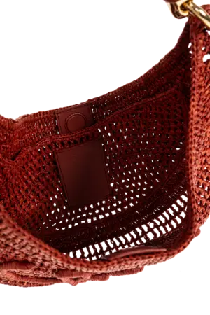 Chloé Summer Banana" Raffia Hobo Bag