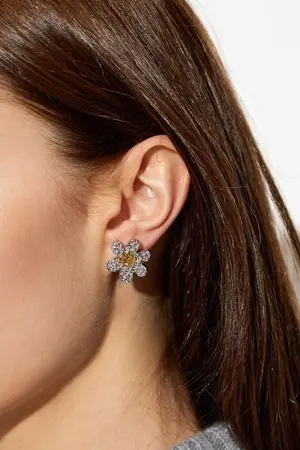 Marni Earrings With Shimmering Crystals