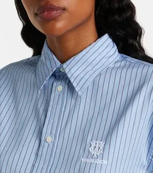 Polo Ralph Lauren Wimbledon Striped Cotton Shirt - Blue