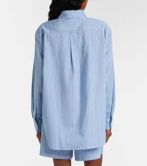 Polo Ralph Lauren Wimbledon Striped Cotton Shirt - Blue
