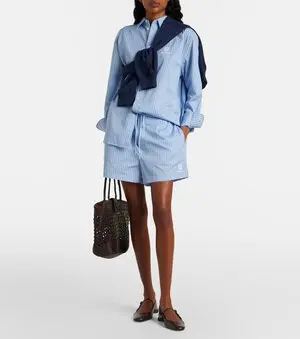 Polo Ralph Lauren Wimbledon Striped Cotton Shirt - Blue