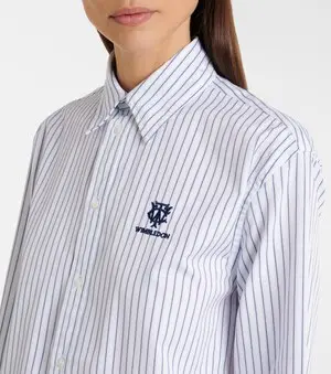 Polo Ralph Lauren Wimbledon Striped Cotton Shirt - White