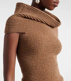 Magda Butrym Draped Knitted Top