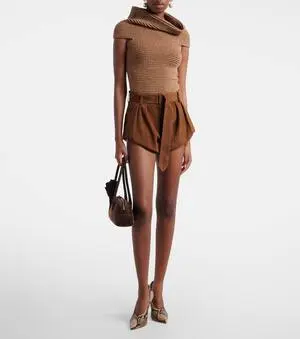 Magda Butrym Draped Knitted Top
