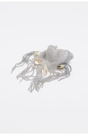 Bimba Y Lola Mother-of-pearl Tassel Bracelet - Silver