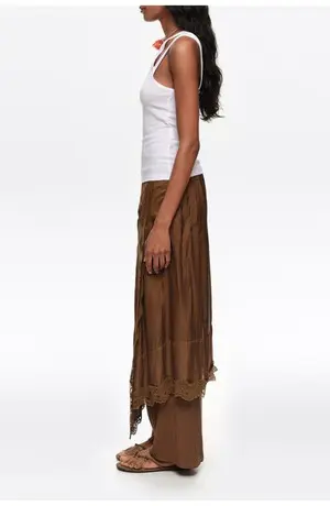 Bimba Y Lola Textured Straight Skort