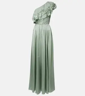 Ulla Johnson Avalina Ruffled Silk Maxi Dress