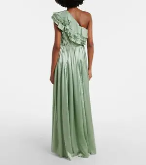 Ulla Johnson Avalina Ruffled Silk Maxi Dress