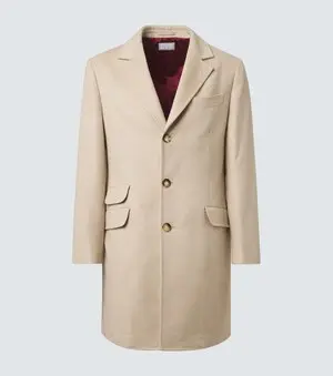 Brunello Cucinelli Virgin Wool Coat - Beige