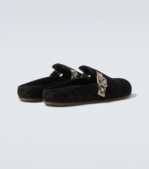 Burberry Urchin Suede Clogs