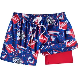 CHUBBIES Buffalo Bills Classic Lined Swim Trunks - Blue