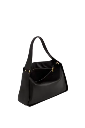 ESTHERA 10am Maxi Leather Shoulder Bag