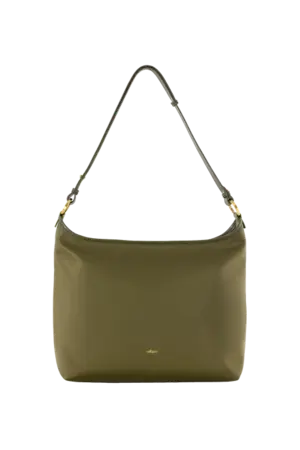 ESTHERA Rider Nylon Hobo Bag - Green