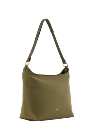 ESTHERA Rider Nylon Hobo Bag - Green