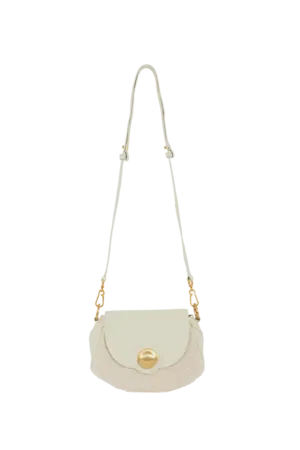ESTHERA 7pm Leather Handbag - Sand