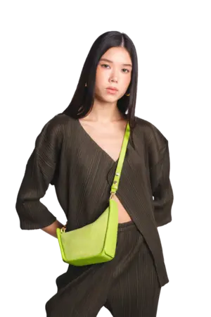 ESTHERA 10am Mini Leather Shoulder Bag
