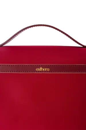 ESTHERA Nest Nylon Cosmetic Case - Red