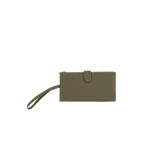 ESTHERA Leather Passport Holder - Green