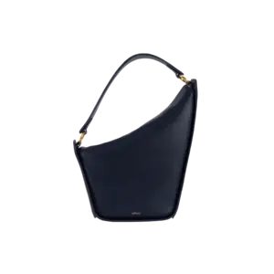 ESTHERA 10am Leather Shoulder Bag - Blue