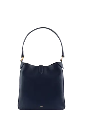 ESTHERA 10am Leather Shoulder Bag - Blue