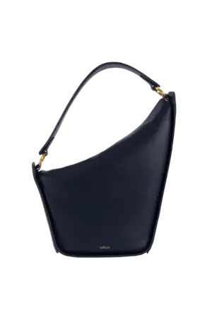 ESTHERA 10am Leather Shoulder Bag - Blue
