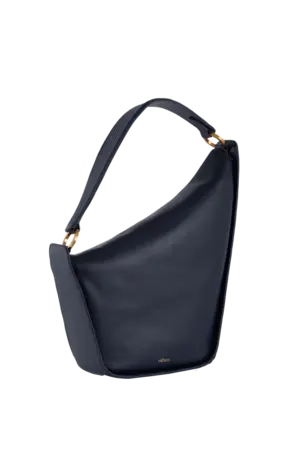 ESTHERA 10am Leather Shoulder Bag - Blue