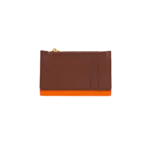 ESTHERA Modular Leather Wallet - Orange