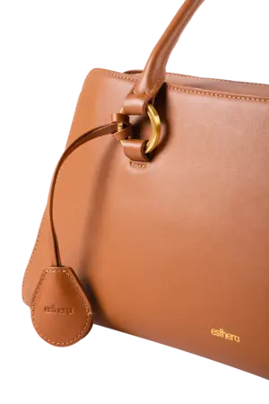 ESTHERA 5 Pm Leather Shoulder Bag
